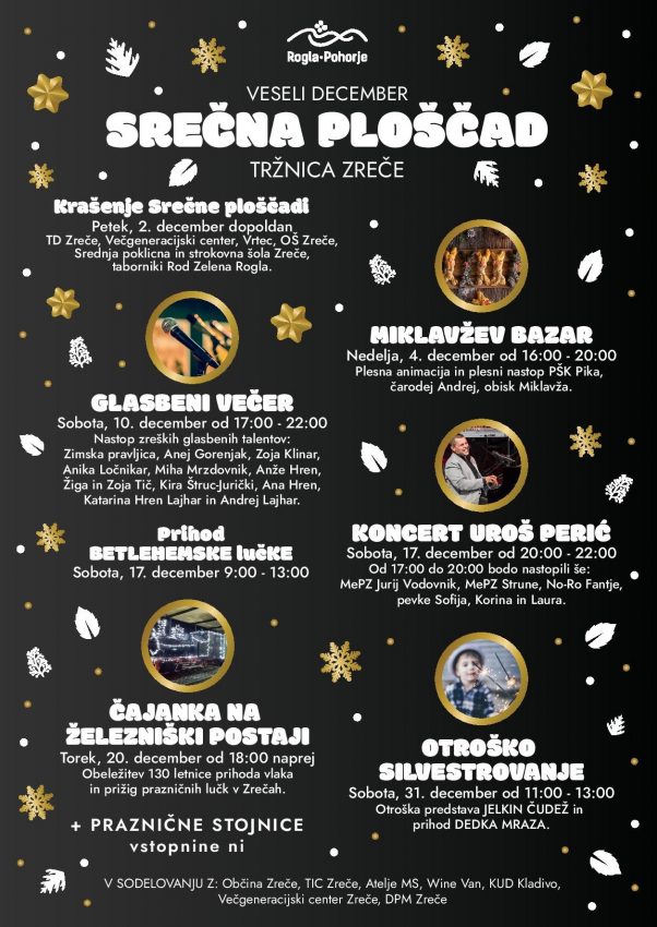 VESELI DECEMBER - Srečno, Zreče! - Turistično informacijski center Zreče